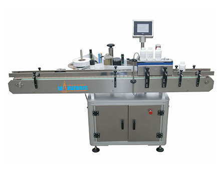Automatic Servo Based Vertical Sticker Labelling Machine | SB Machines